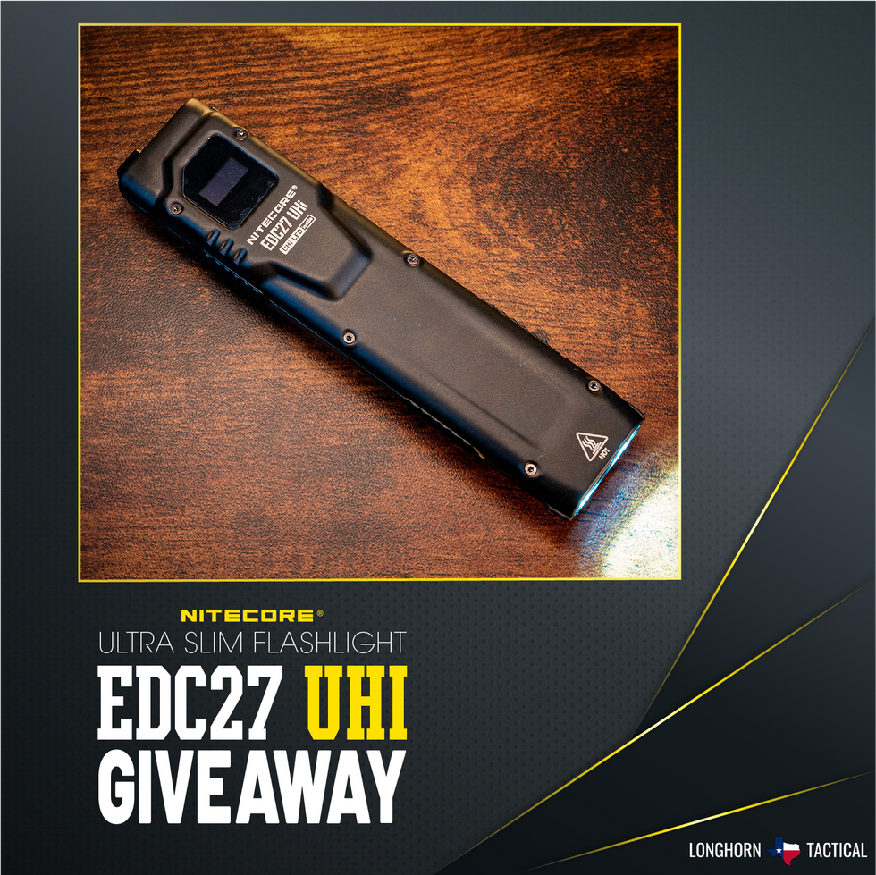 Nitecore EDC27 UHi Giveaway – Longhorn Tactical