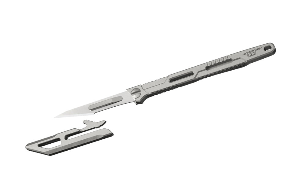 NITECORE NTK07 Titanium EDC Knife with Replaceable Blades – Longhorn ...